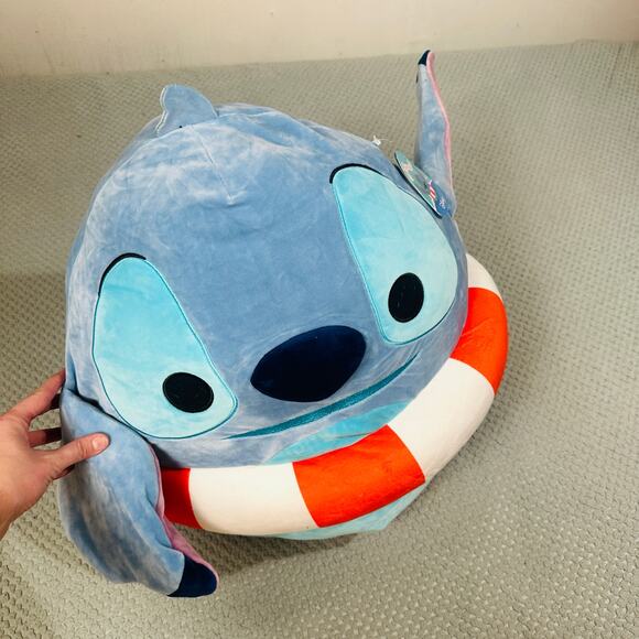 Squishmallows | Toys | Nwt Disney Squishmallow Stitch Beach 24 Jumbo ...